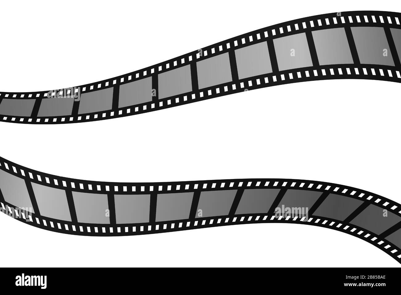 Film strip design. Vector illustration. Cinema production Stock Vector ...