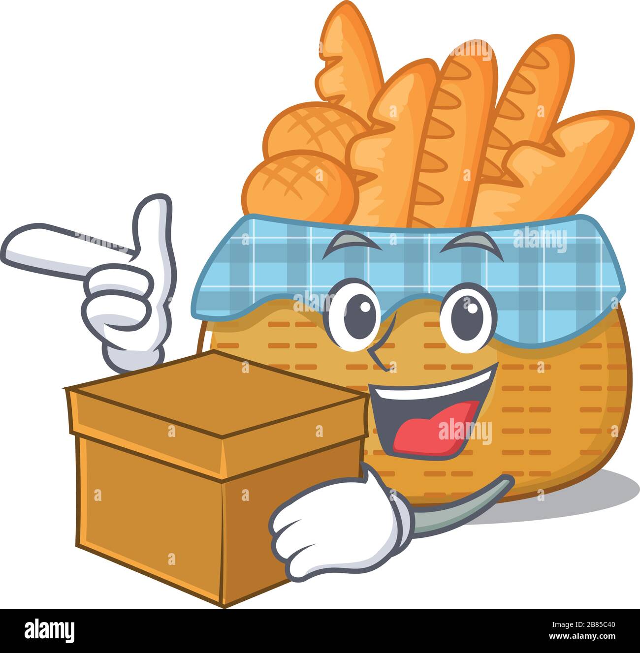 Wooden bread box Stock Vector Images - Alamy