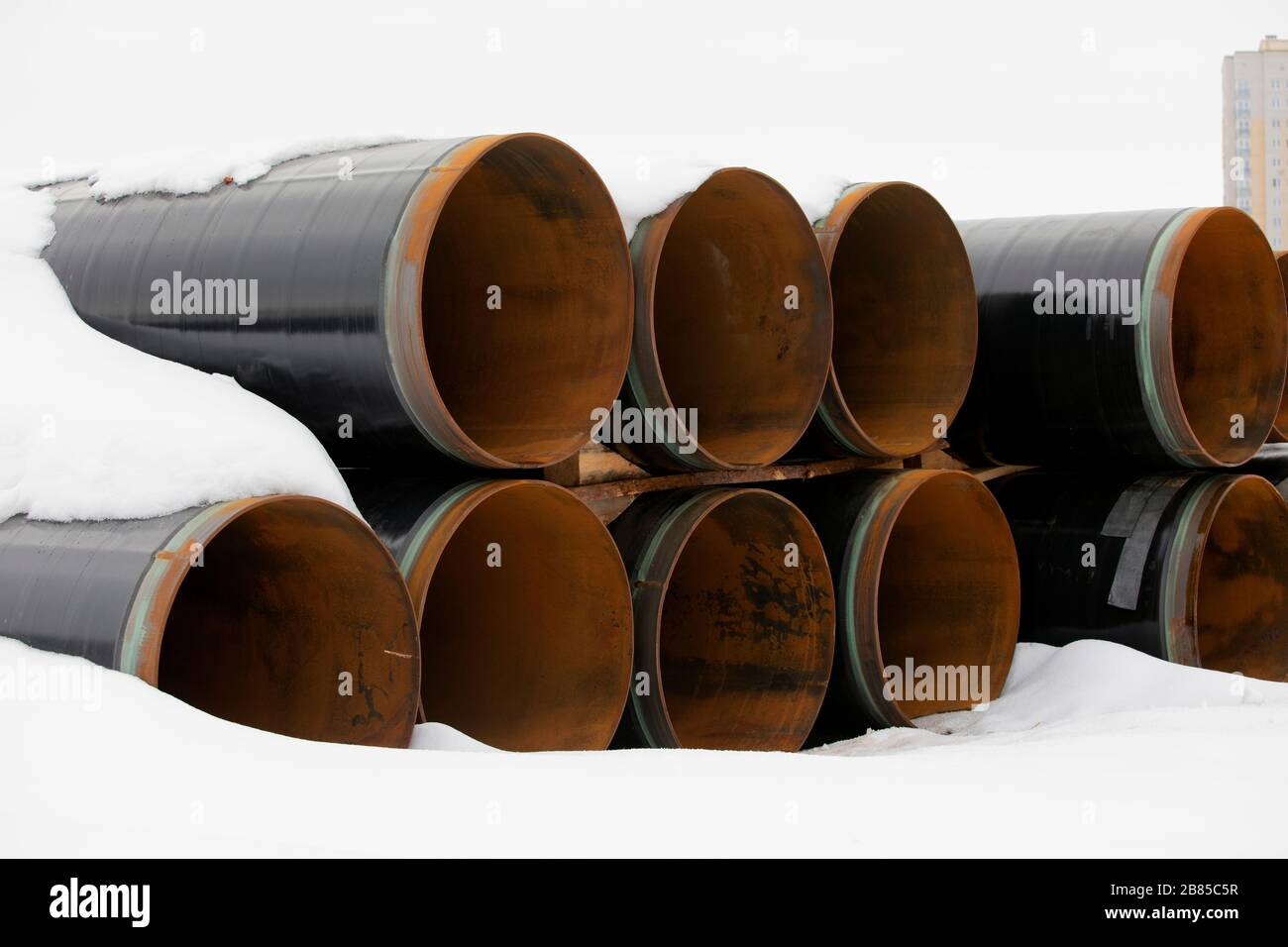 Stacked piping hi-res stock photography and images - Alamy