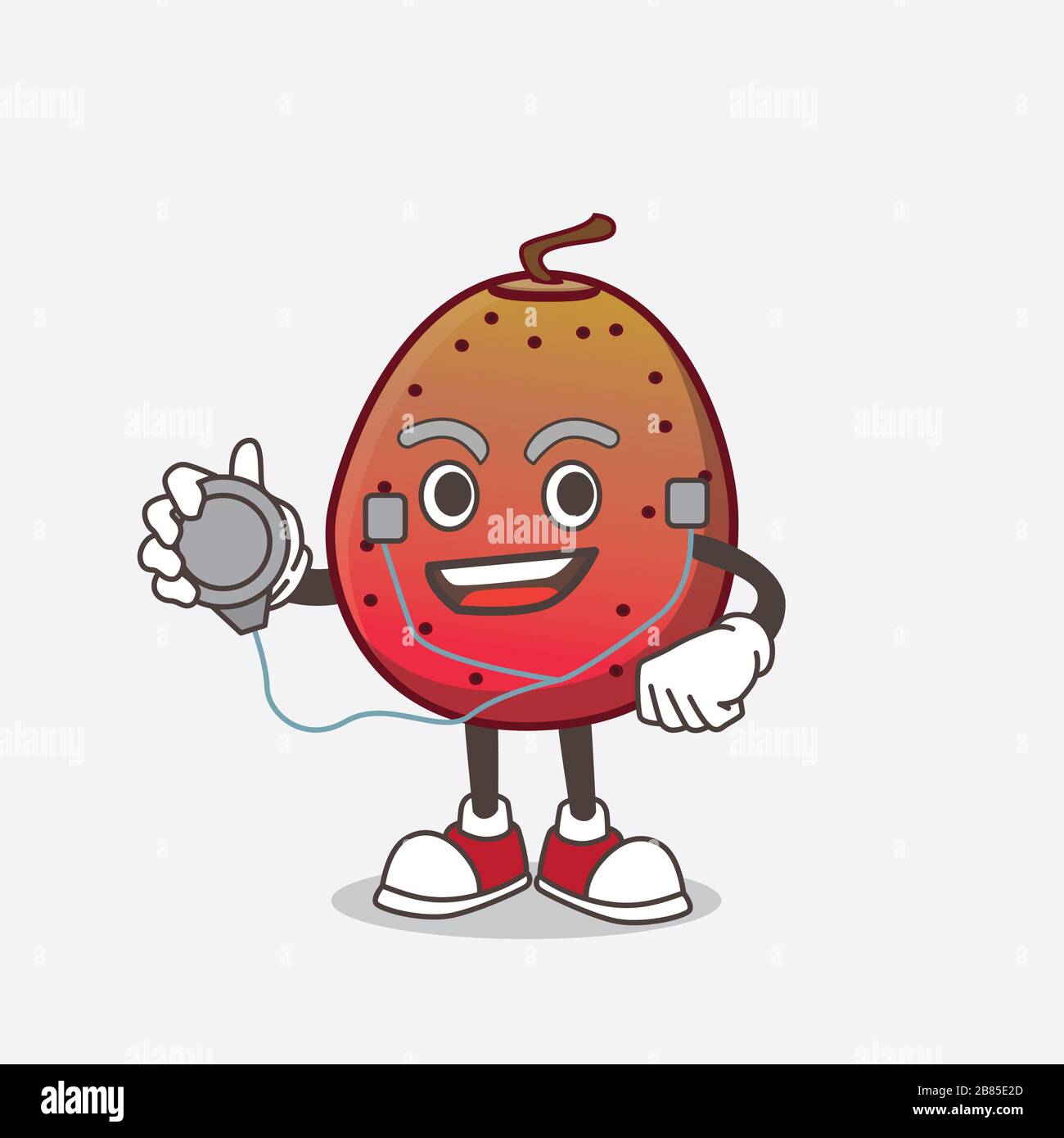 A picture of Indian Fig cartoon mascot character as a Doctor working ...