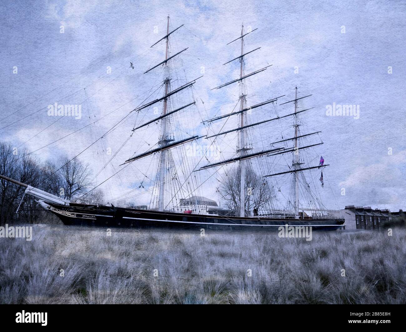 Clipper sailing ship historic hi-res stock photography and images - Alamy