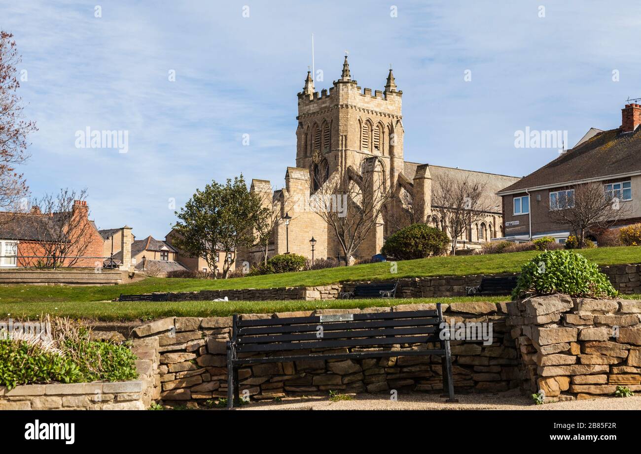 St.Hildas Church at the Headland,Old Hartlepool,England,UK Stock Photo ...