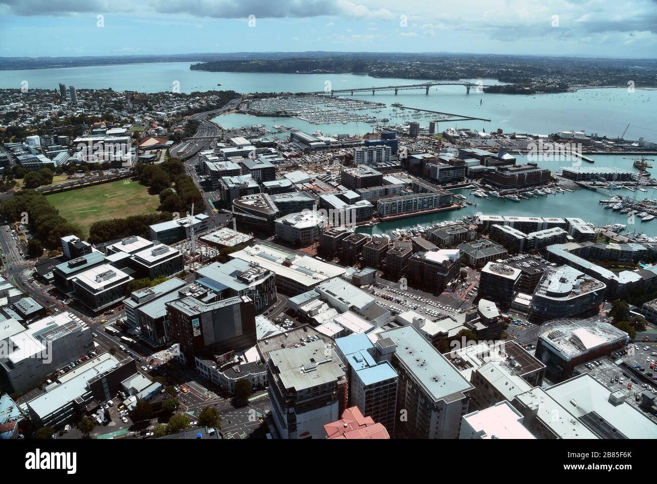 Auckland sky tower looking down hi-res stock photography and images - Alamy