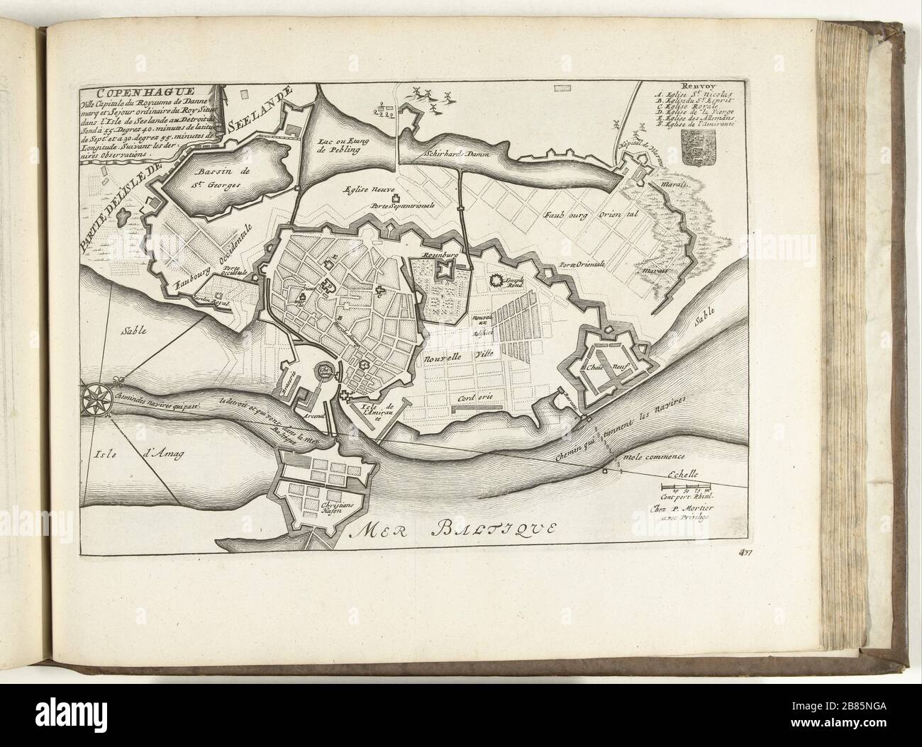 Old map of copenhagen hi-res stock photography and images - Alamy