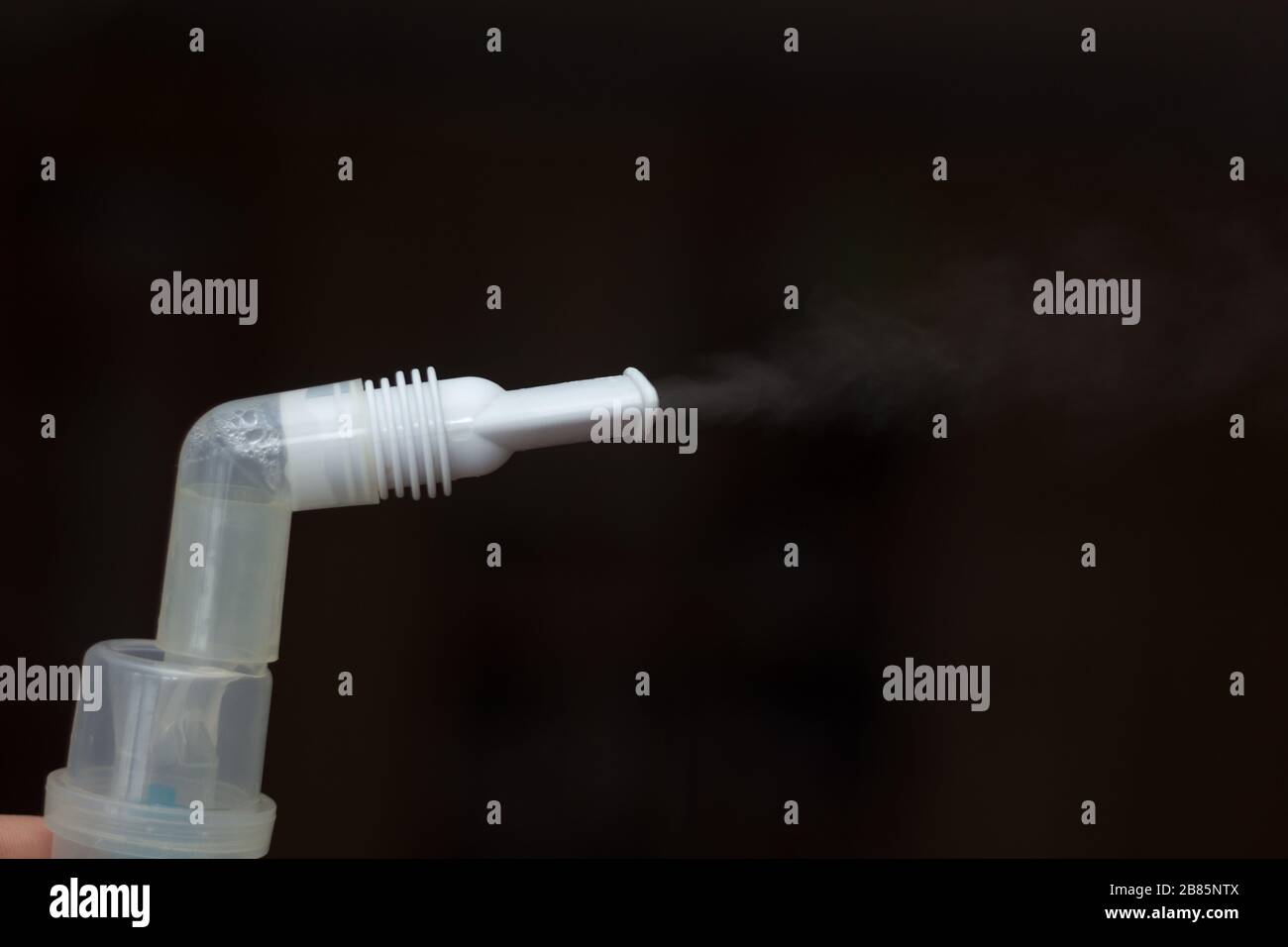 Nebulizer inhaler - medical equipment, makes spray for breath Stock ...