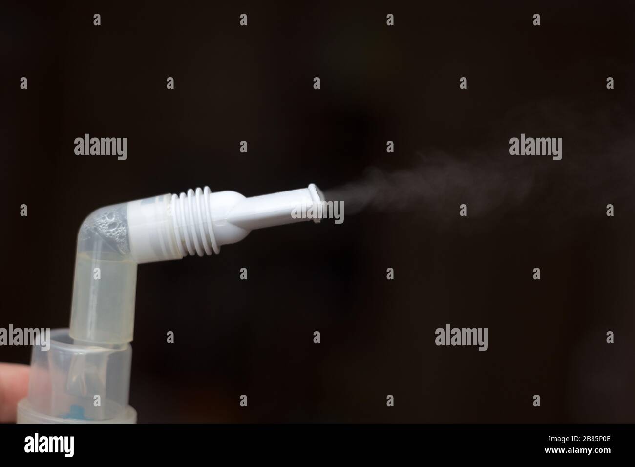 Nebulizer inhaler - medical equipment, makes spray for breath Stock ...