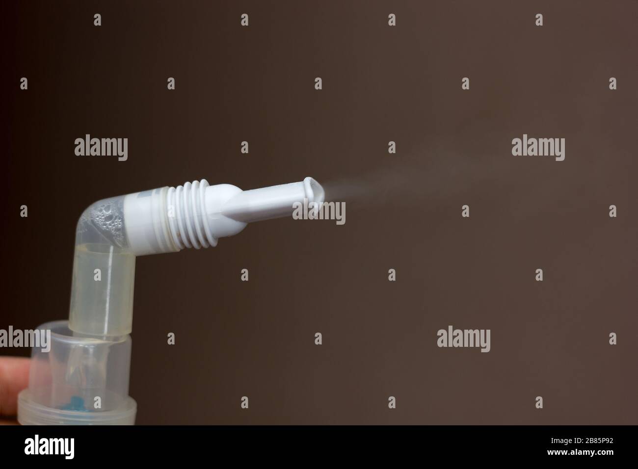 Nebulizer inhaler - medical equipment, makes spray for breath Stock ...