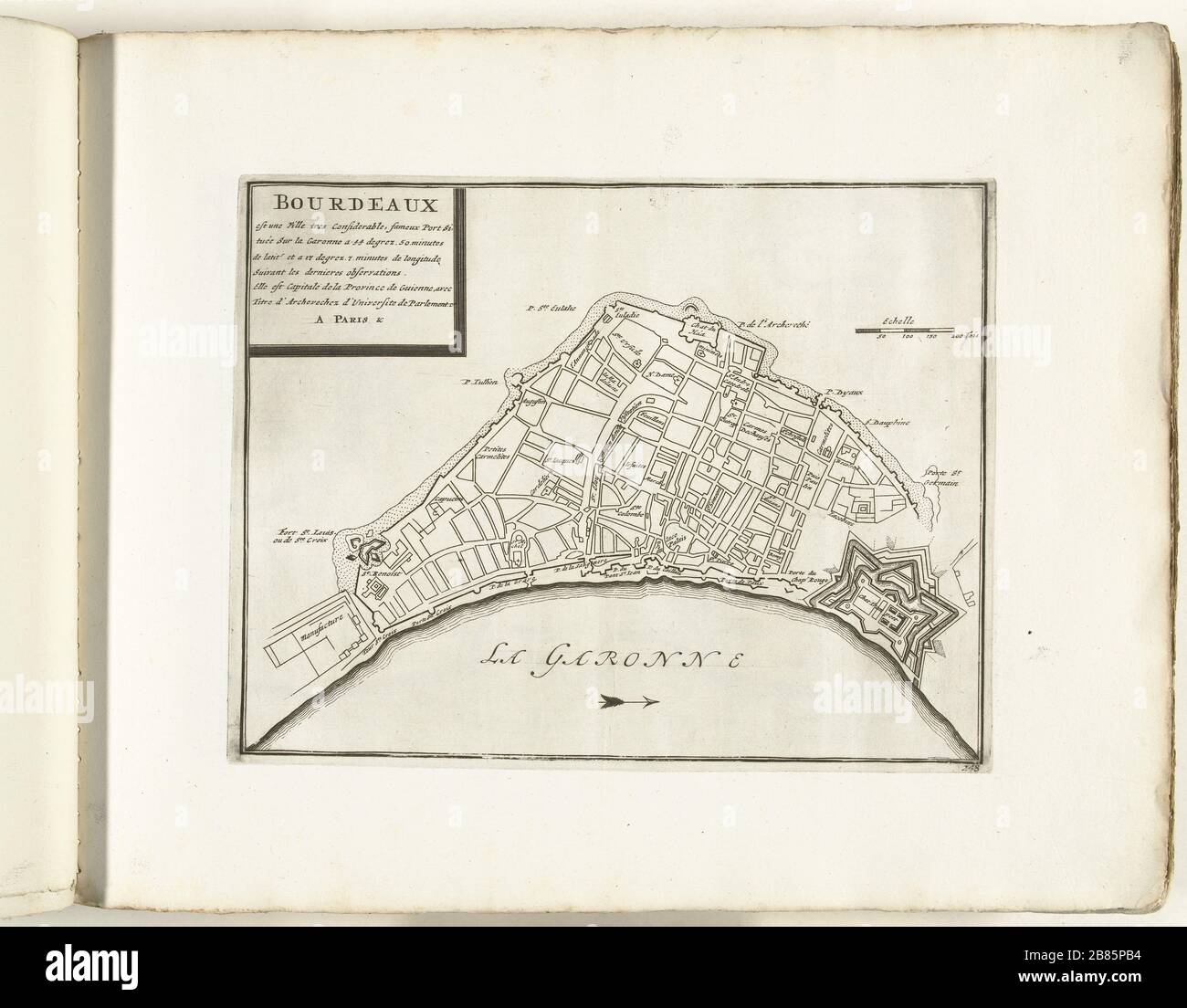 Old map of bordeaux hi-res stock photography and images - Alamy