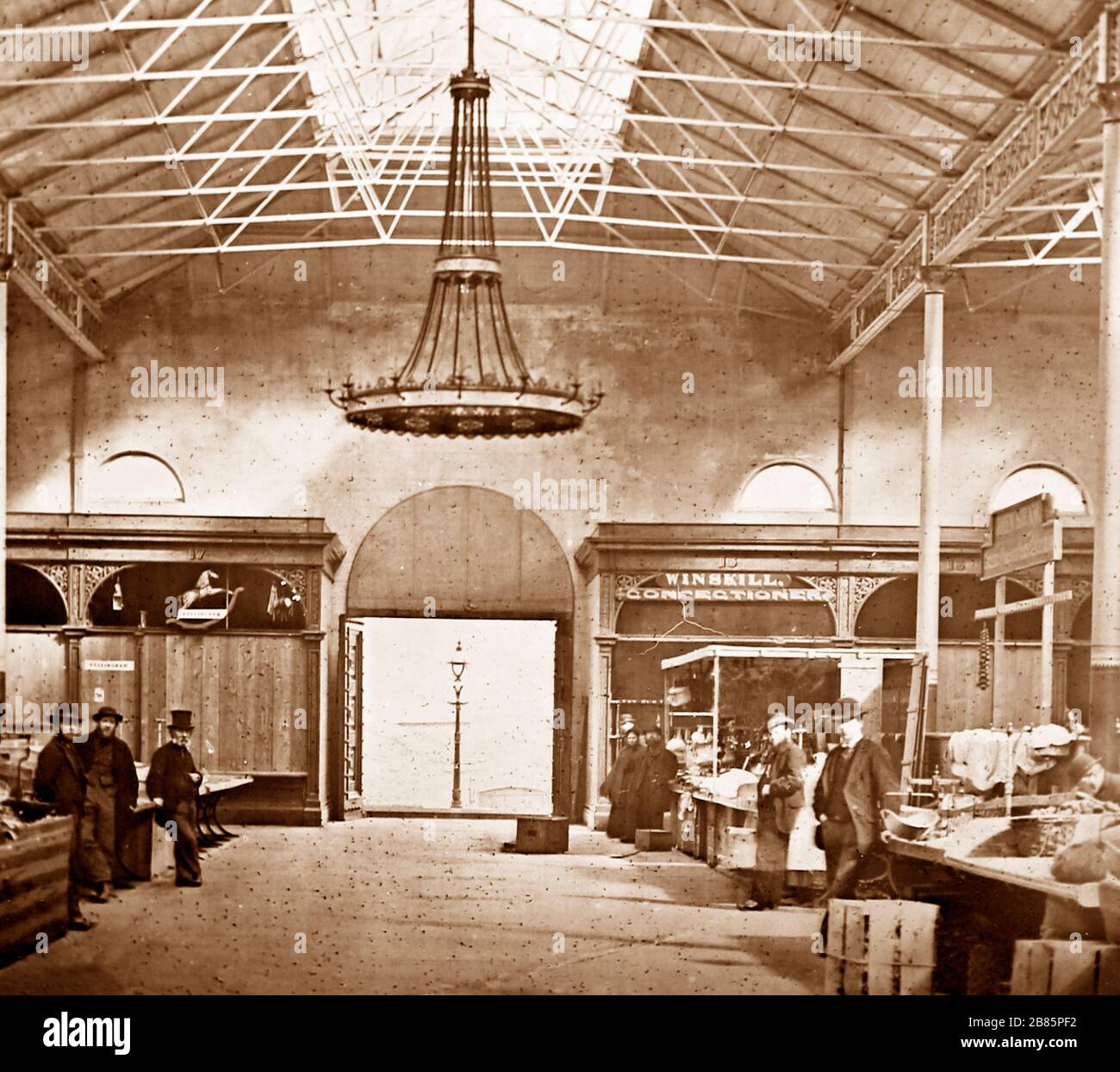Victorian market old market hall hi-res stock photography and images ...