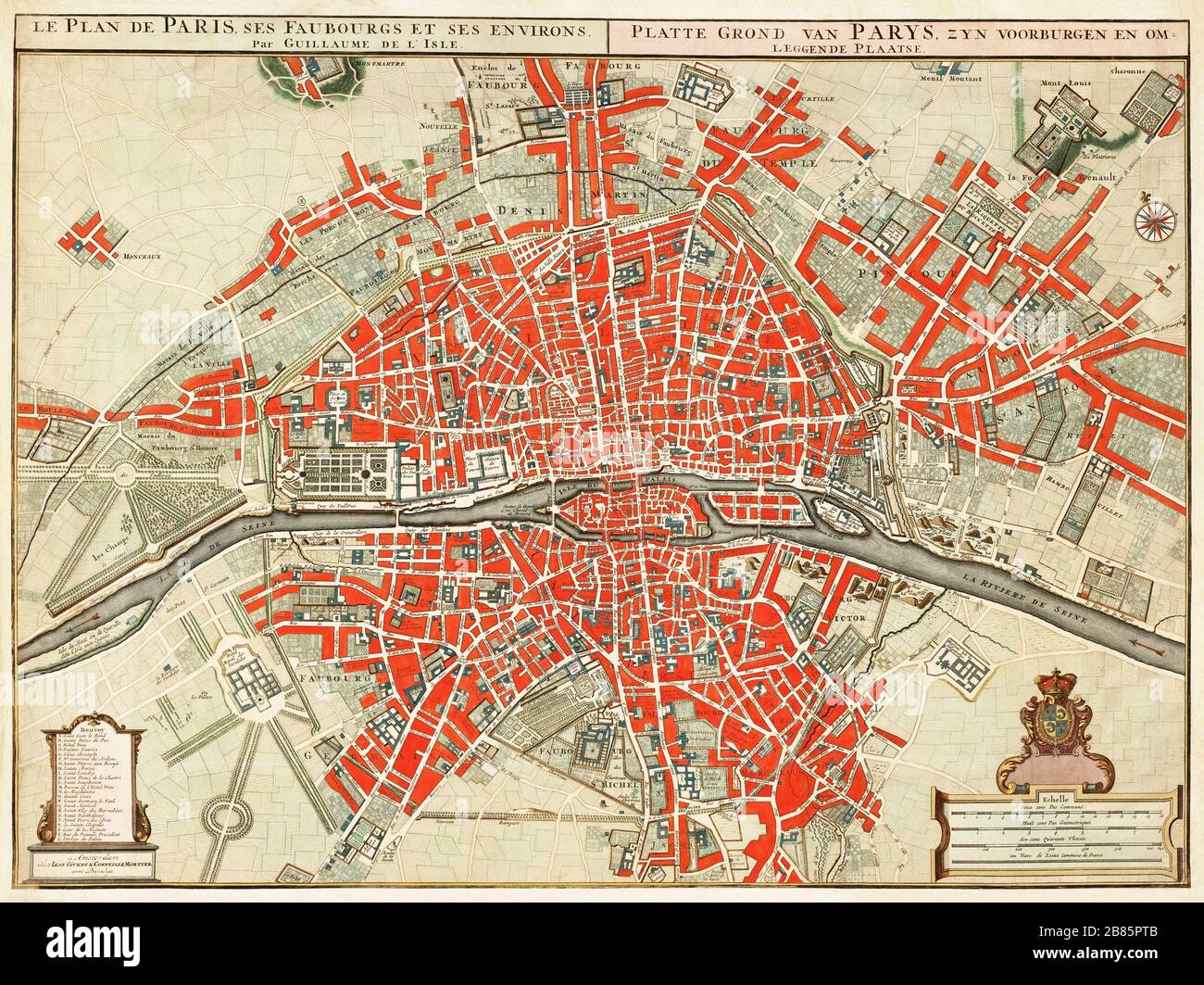 Guillaume delisle map hi-res stock photography and images - Alamy