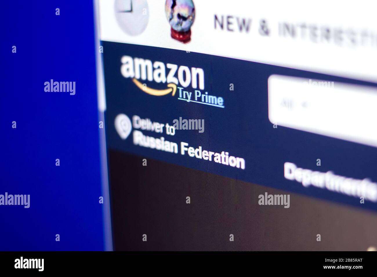 Amazon front page hi-res stock photography and images - Alamy