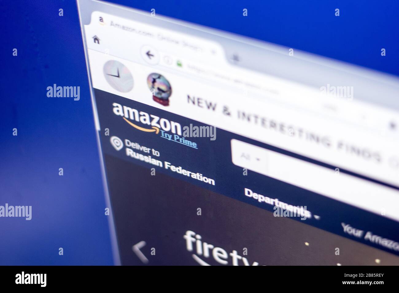 Amazon front page hi-res stock photography and images - Alamy