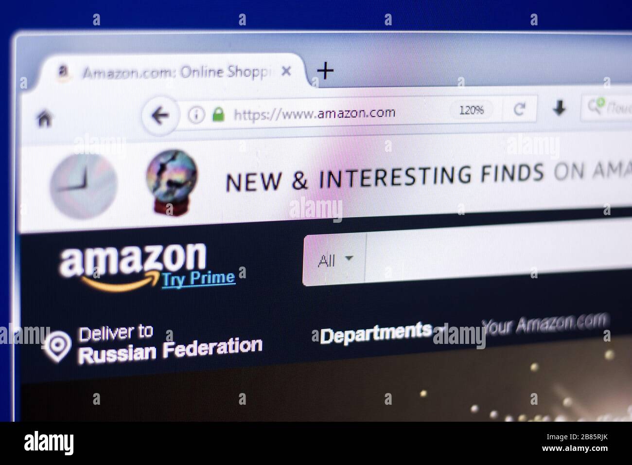 Amazon front page hi-res stock photography and images - Alamy