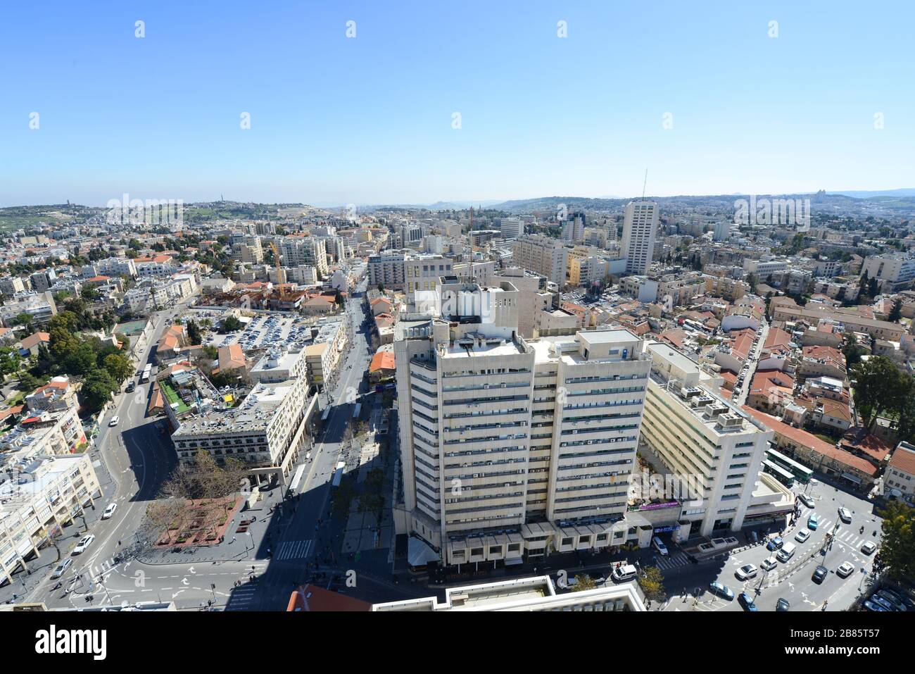 Aerial view of Jerusalem's city center Stock Photo - Alamy