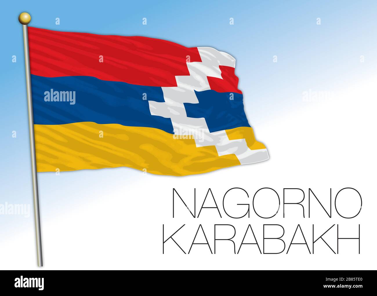 Nagorno flag hi-res stock photography and images - Alamy