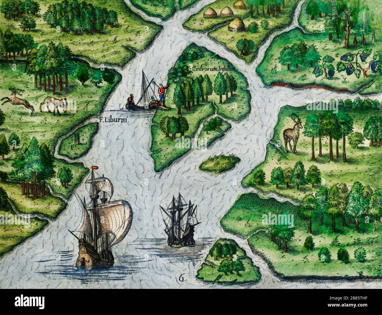 Royal port map hi-res stock photography and images - Alamy