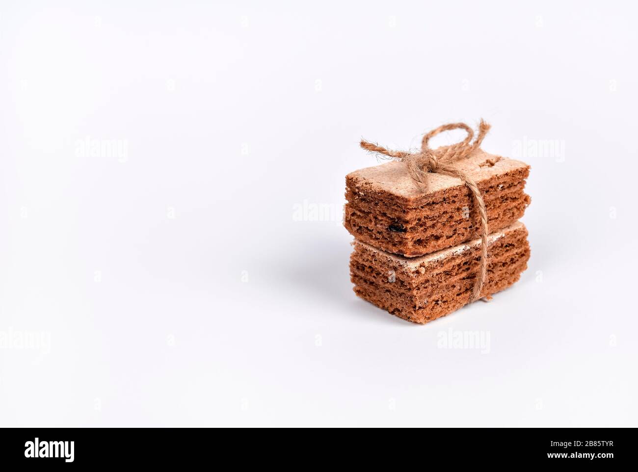 Apple pastila isolated on white background. Healthy snack concept ...