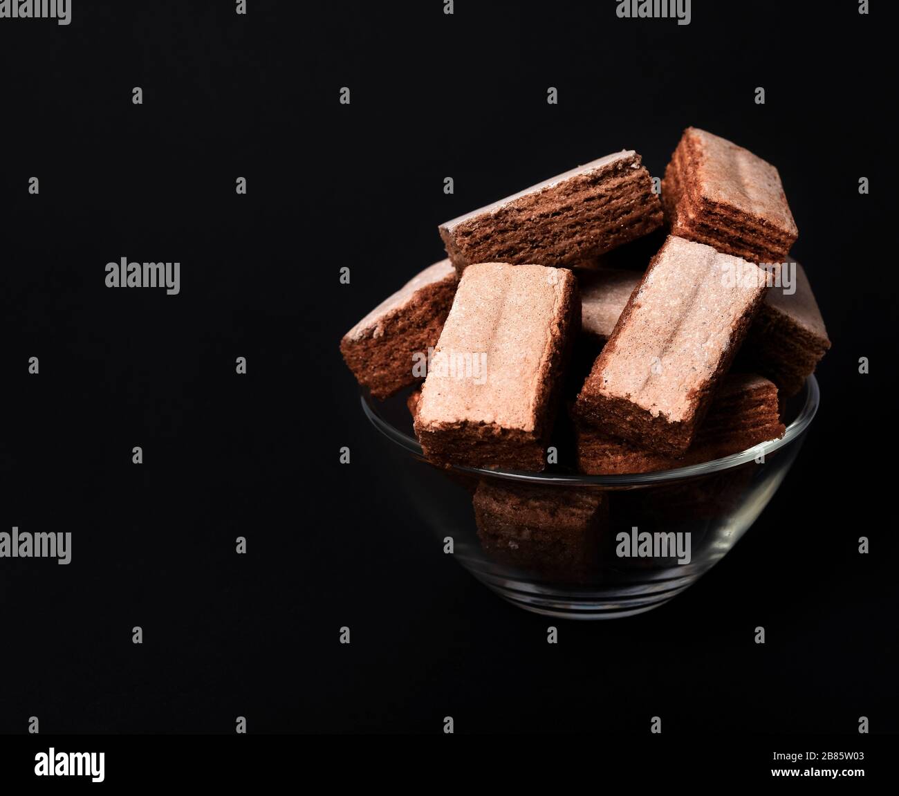 Apple pastila isolated on dark background. Healthy snack concept ...