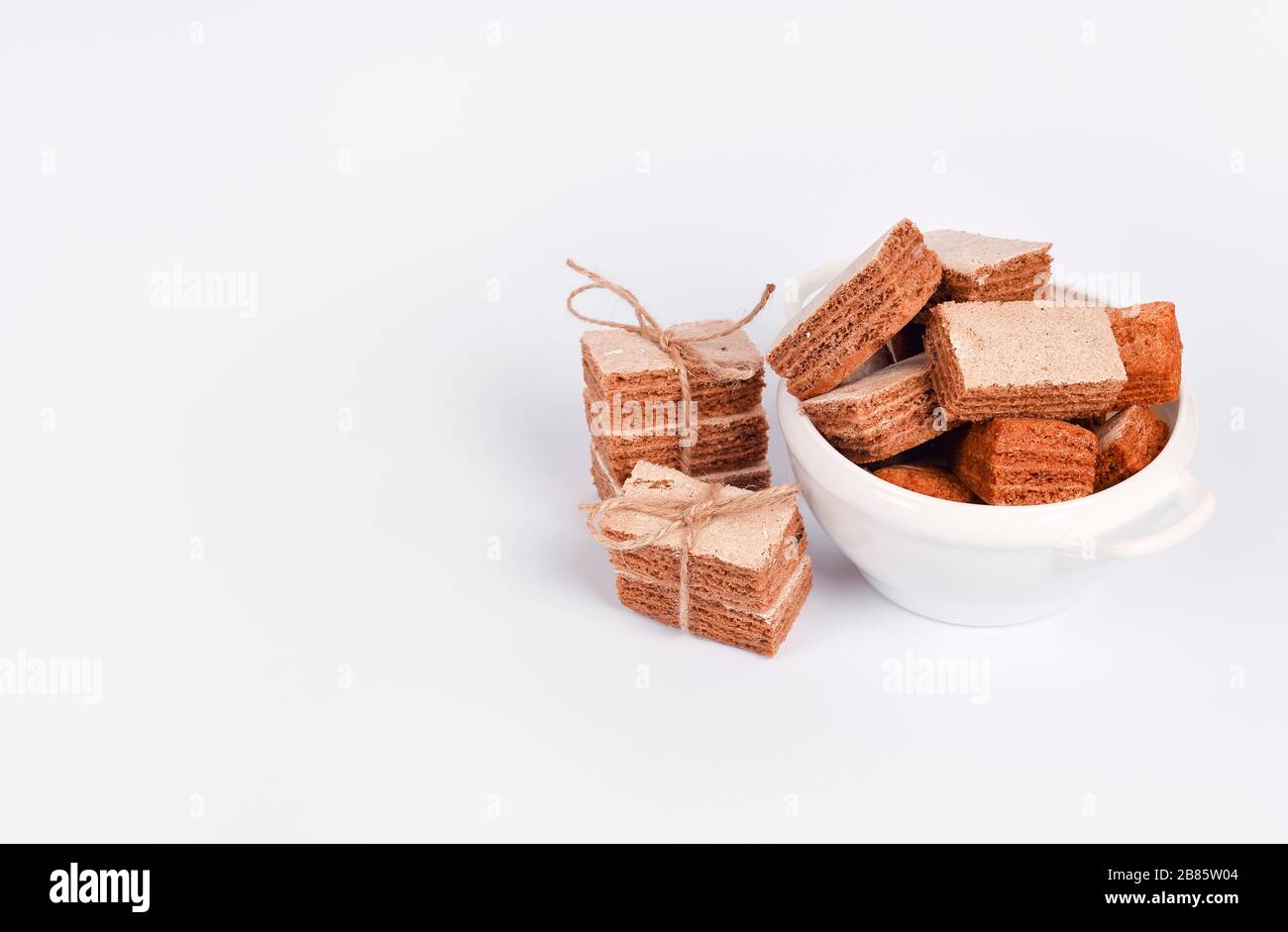 Apple pastila isolated on white background. Healthy snack concept ...