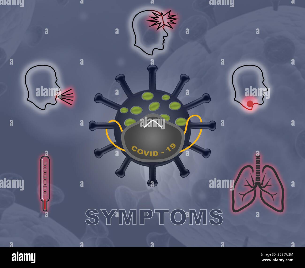 Symptoms background hi-res stock photography and images - Alamy