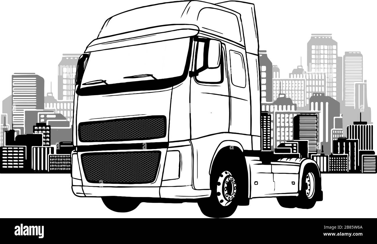 Moving city view Stock Vector Images - Alamy