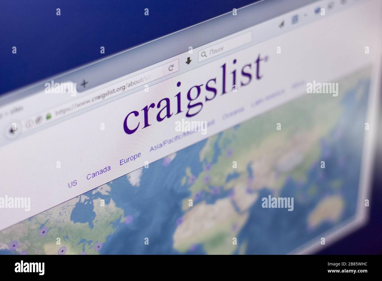 Craigslist logo hi-res stock photography and images - Alamy