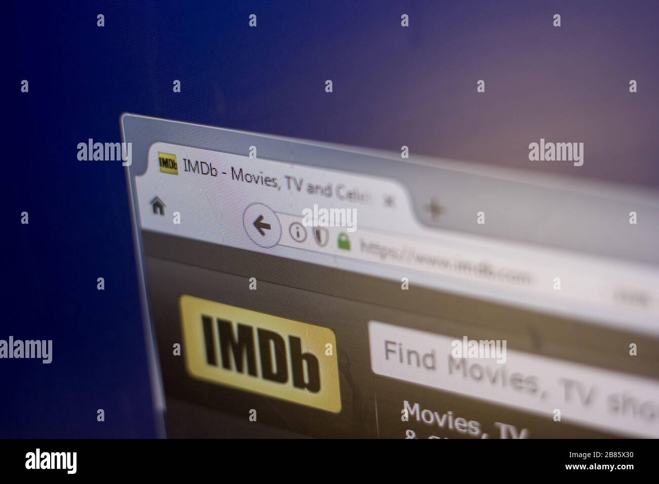 Imdb logo hi-res stock photography and images - Alamy