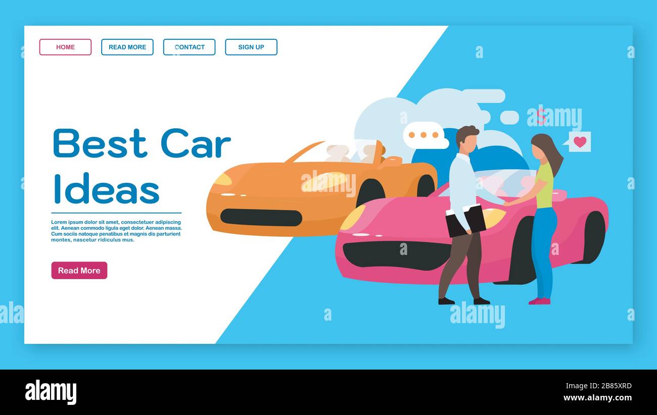 Car buying advice Stock Vector Images - Alamy