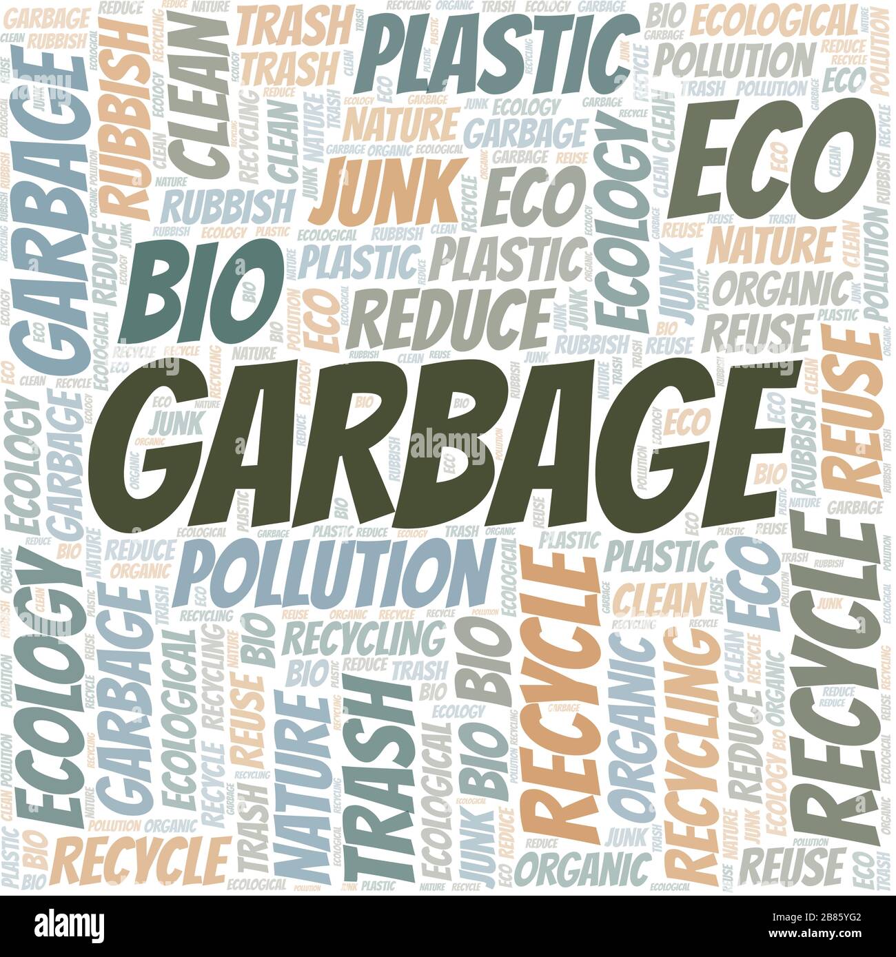 Garbage only Stock Vector Images - Alamy