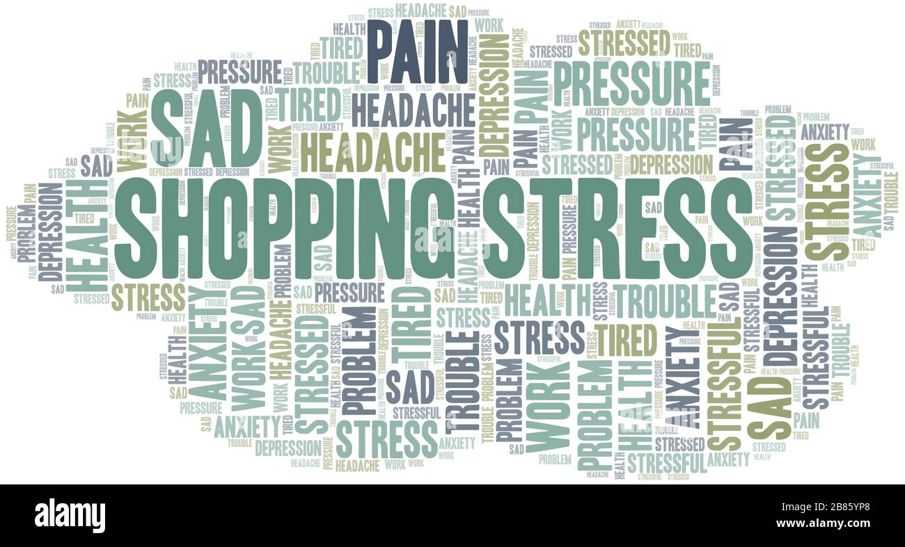 Stress free shopping Stock Vector Images - Alamy