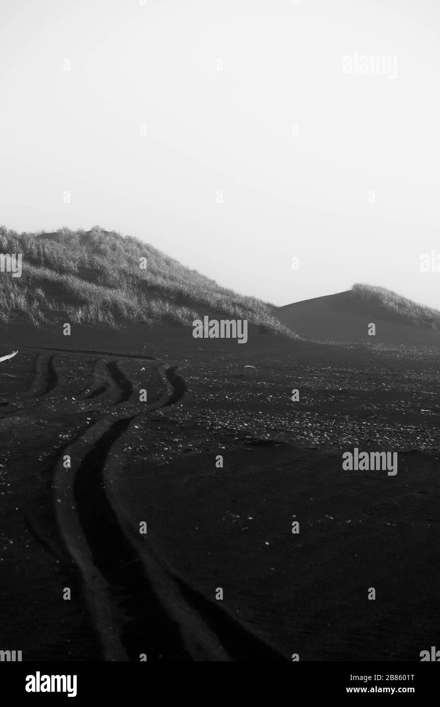 Beautiful tropical beach landscape Black and White Stock Photos ...