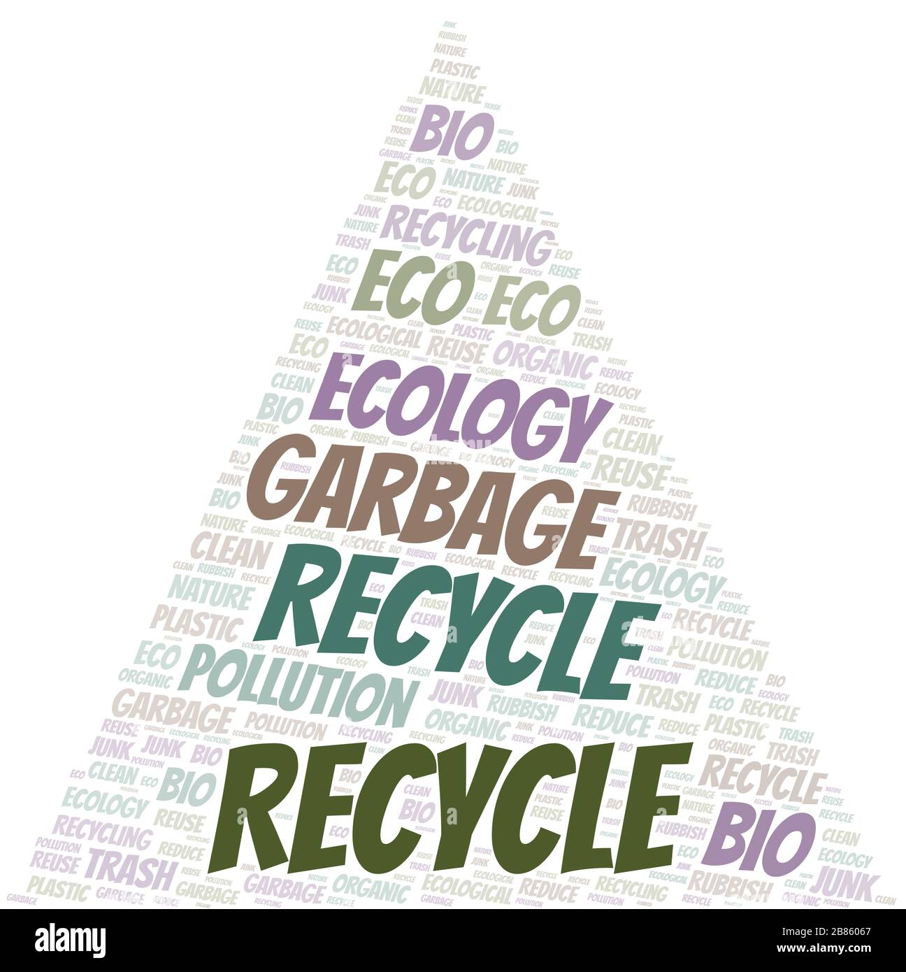 Recycled Paper word cloud. Wordcloud made with text only Stock Vector ...