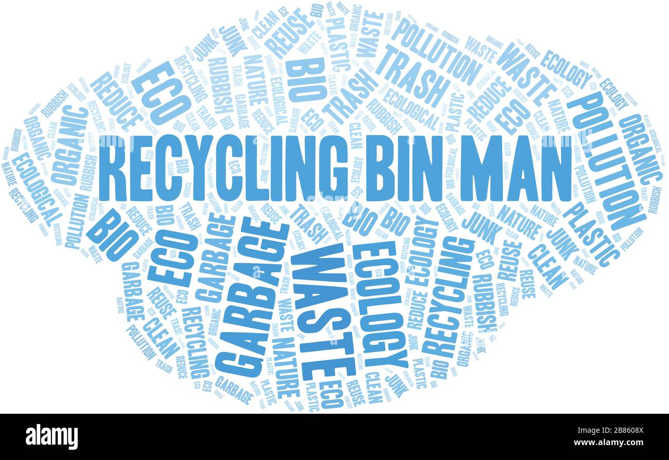 Recycling only bin Stock Vector Images - Alamy