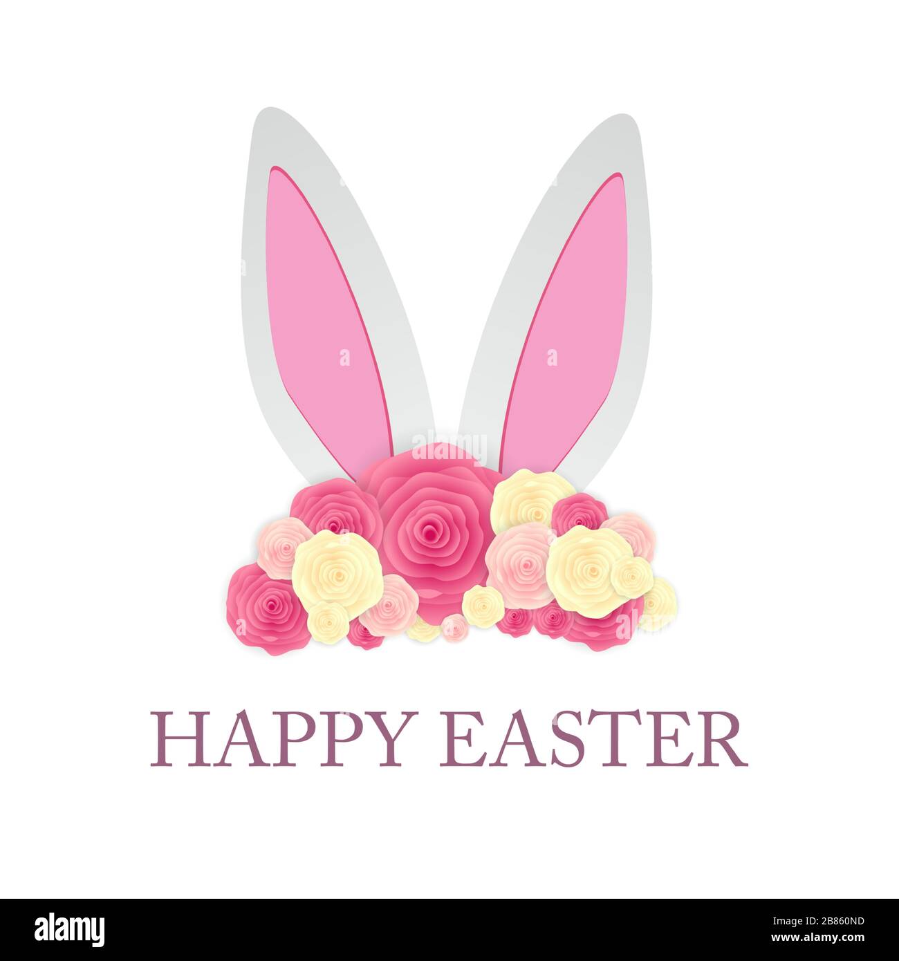 Easter poster template Cut Out Stock Images & Pictures - Alamy