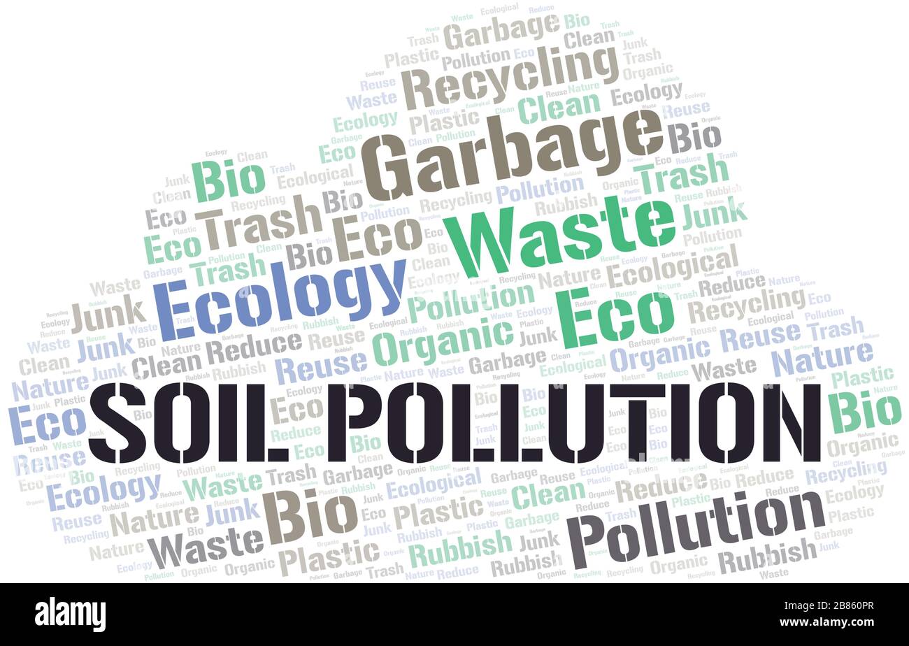Soil Pollution word cloud. Wordcloud made with text only Stock Vector Image & Art - Alamy