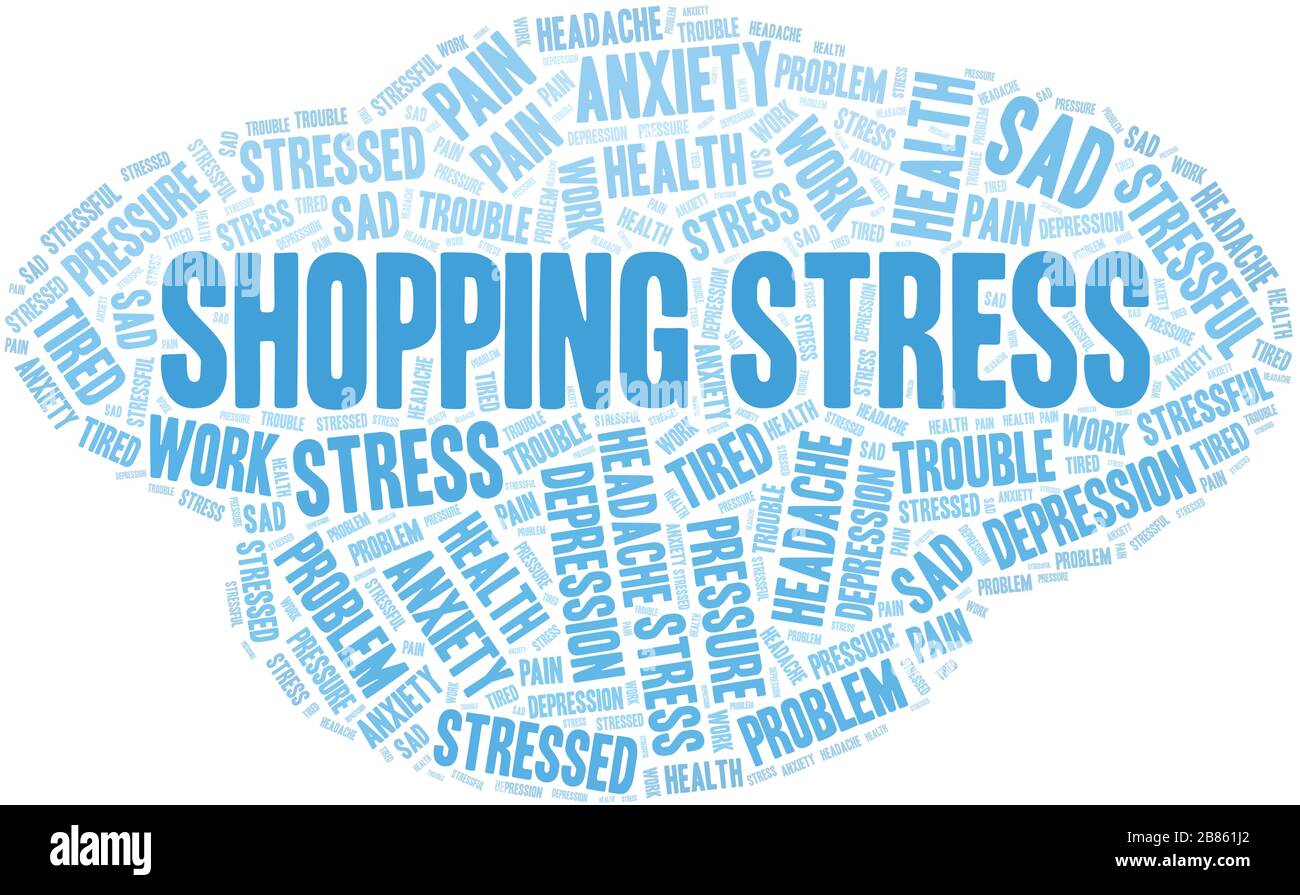 Stress free shopping Stock Vector Images - Alamy