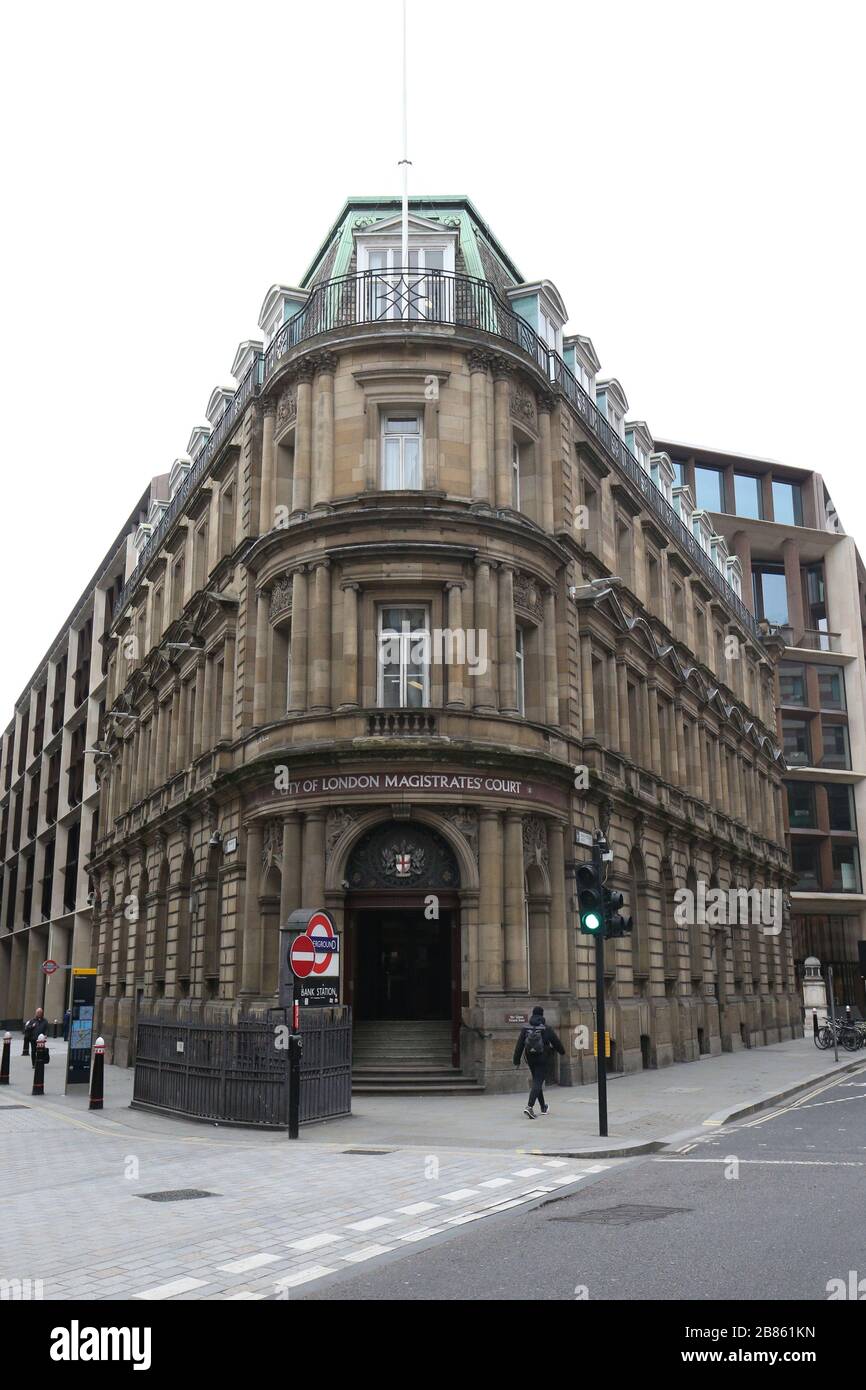 A general view of the City of London Magistrates' Court, in London ...