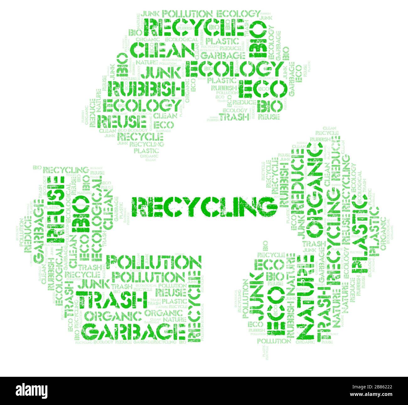 Recycling concept word cloud background hi-res stock photography and ...