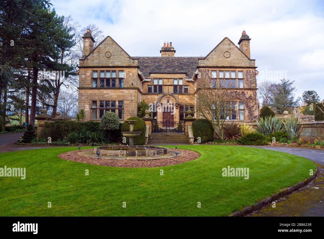 Fischer's, Baslow Hall, Baslow, Derbyshire Stock Photo - Alamy