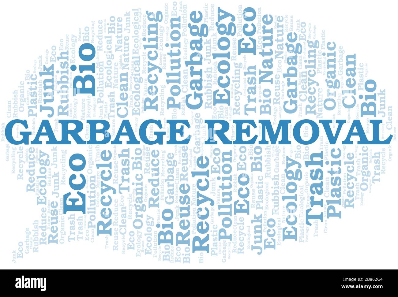 Garbage Removal word cloud. Wordcloud made with text only Stock Vector ...