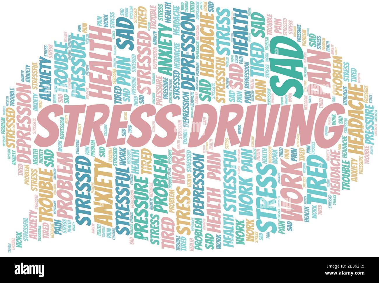 Stress free driving Stock Vector Images - Alamy