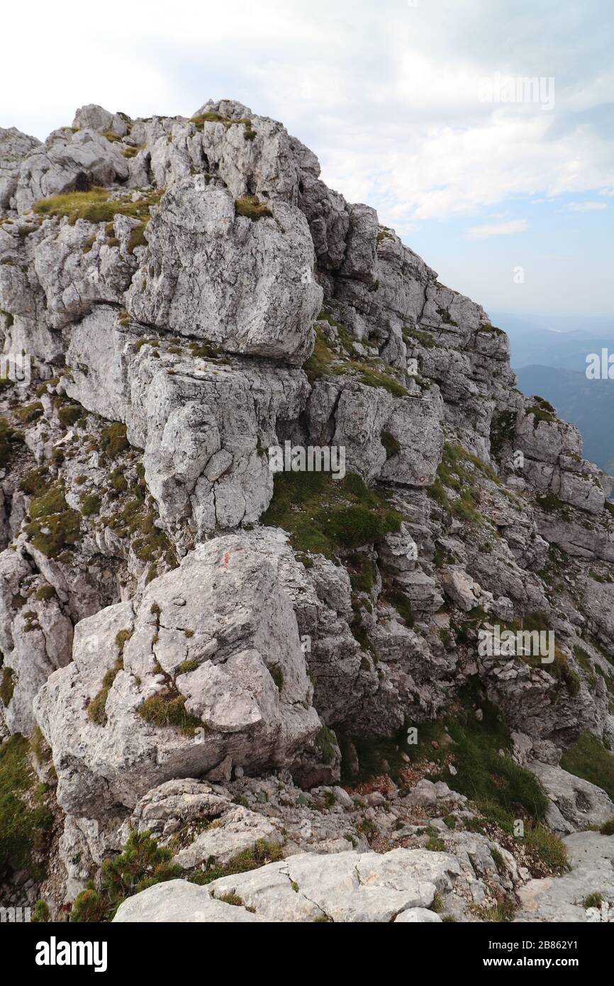 Narrow rocky mountain trail hi-res stock photography and images - Alamy