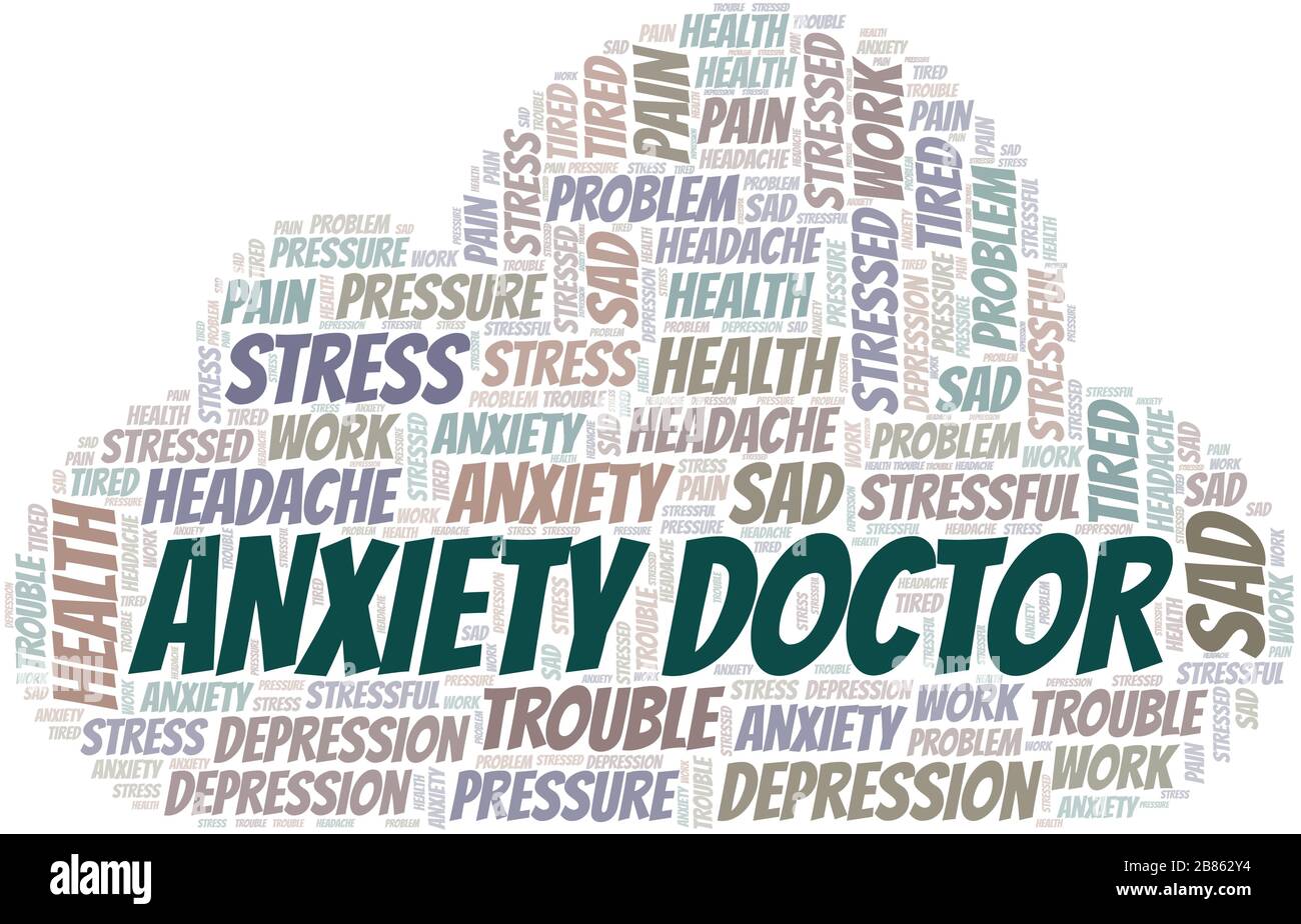 Anxiety anxiety text background wordcloud Stock Vector Images - Alamy