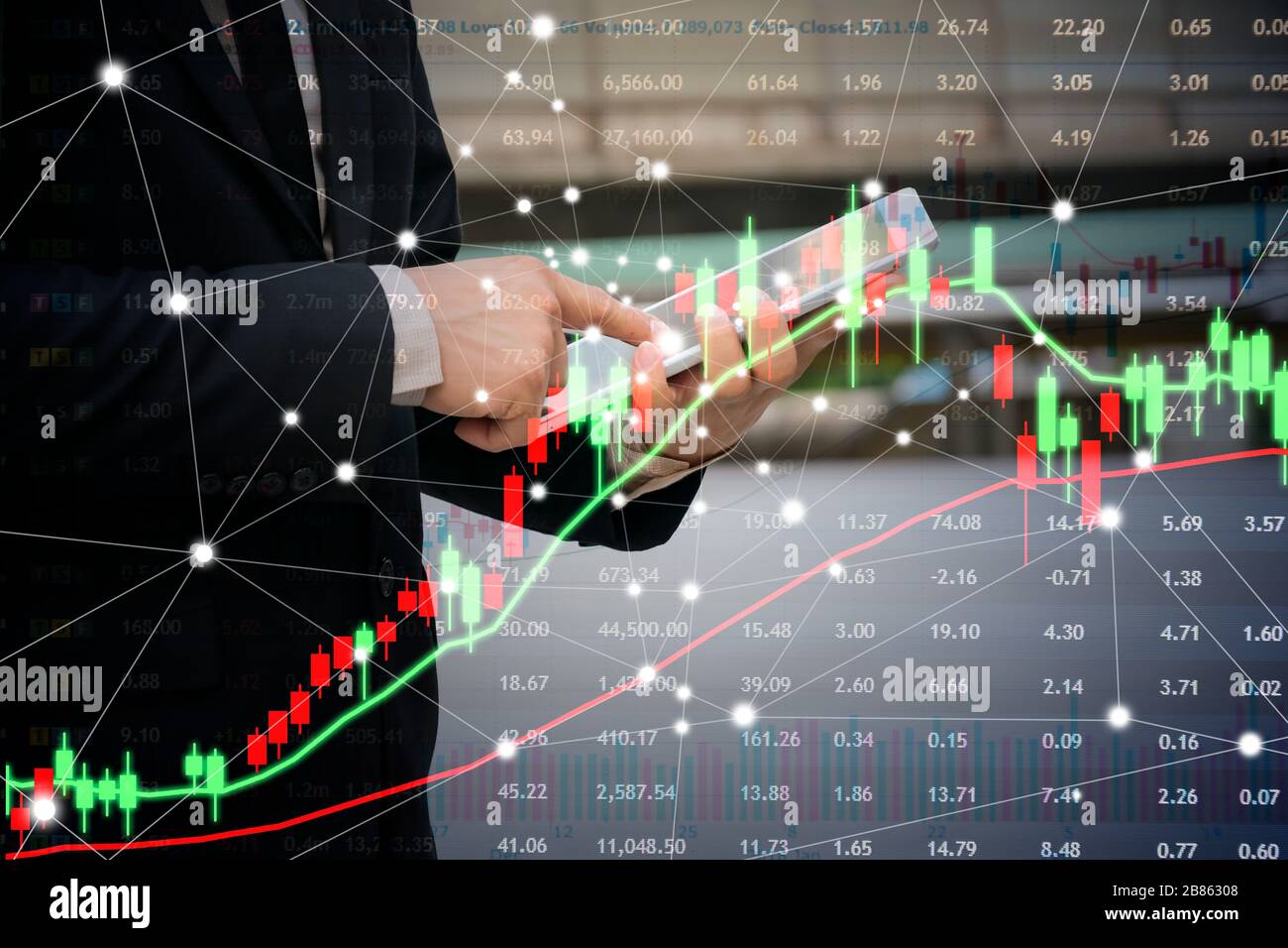 Stock market trading cards hi-res stock photography and images - Alamy