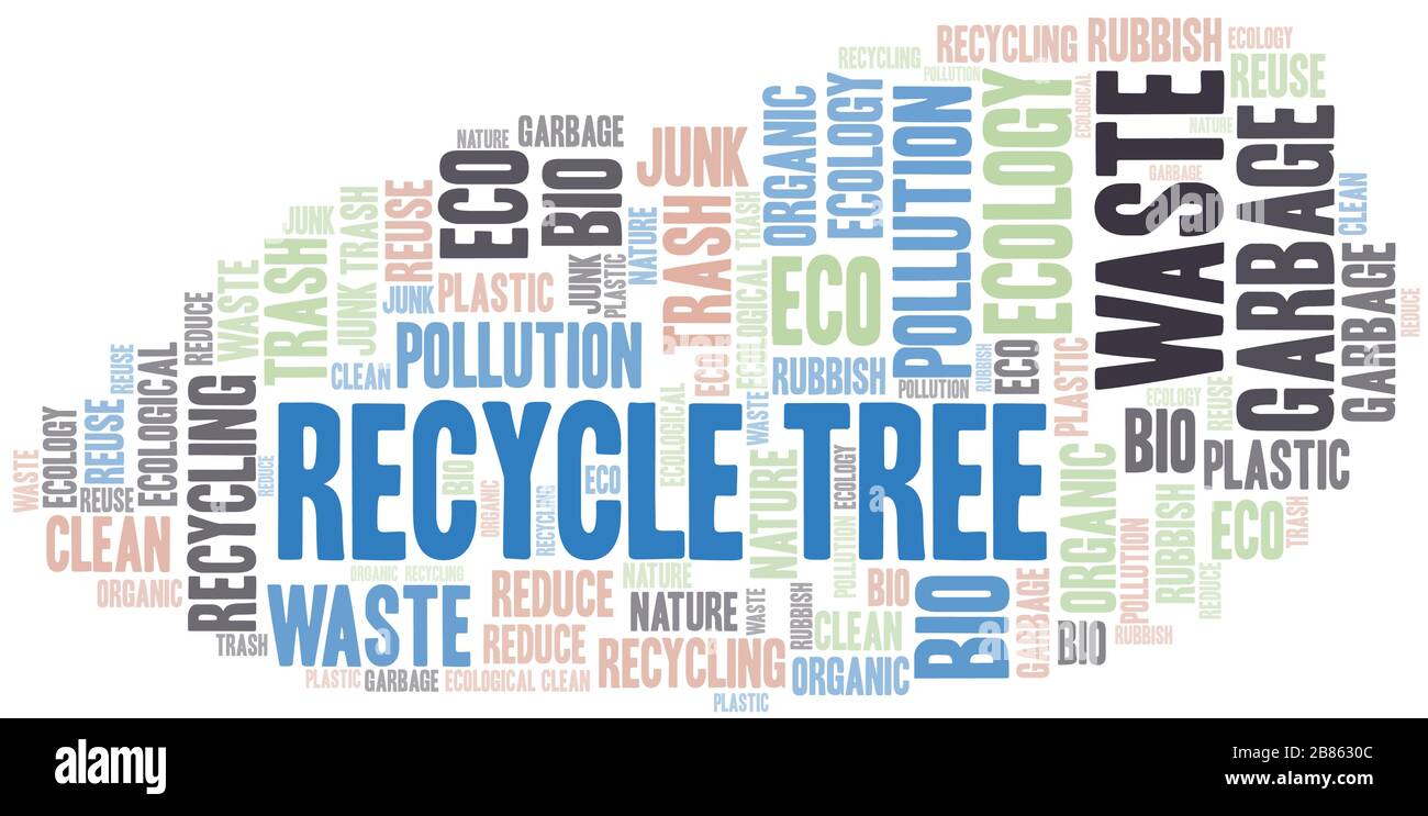 Recycle reuse word cloud Stock Vector Images - Alamy