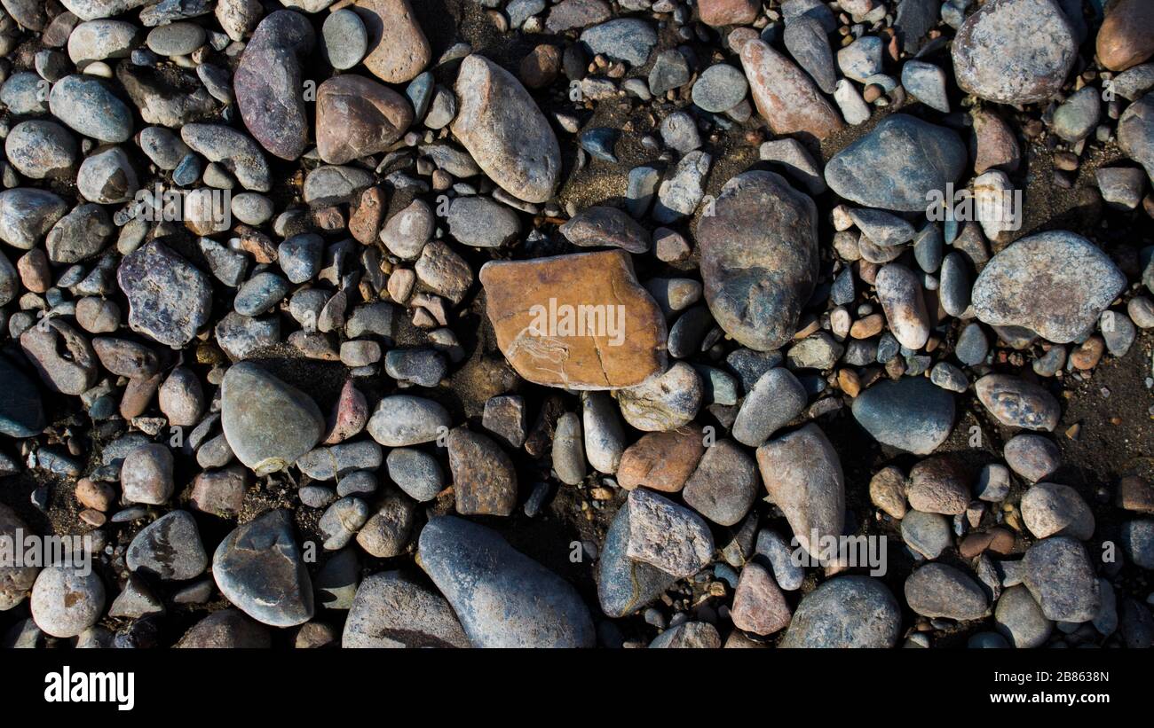 Pebble. Smooth stones. Stones background. Coloured stones. Natural ...