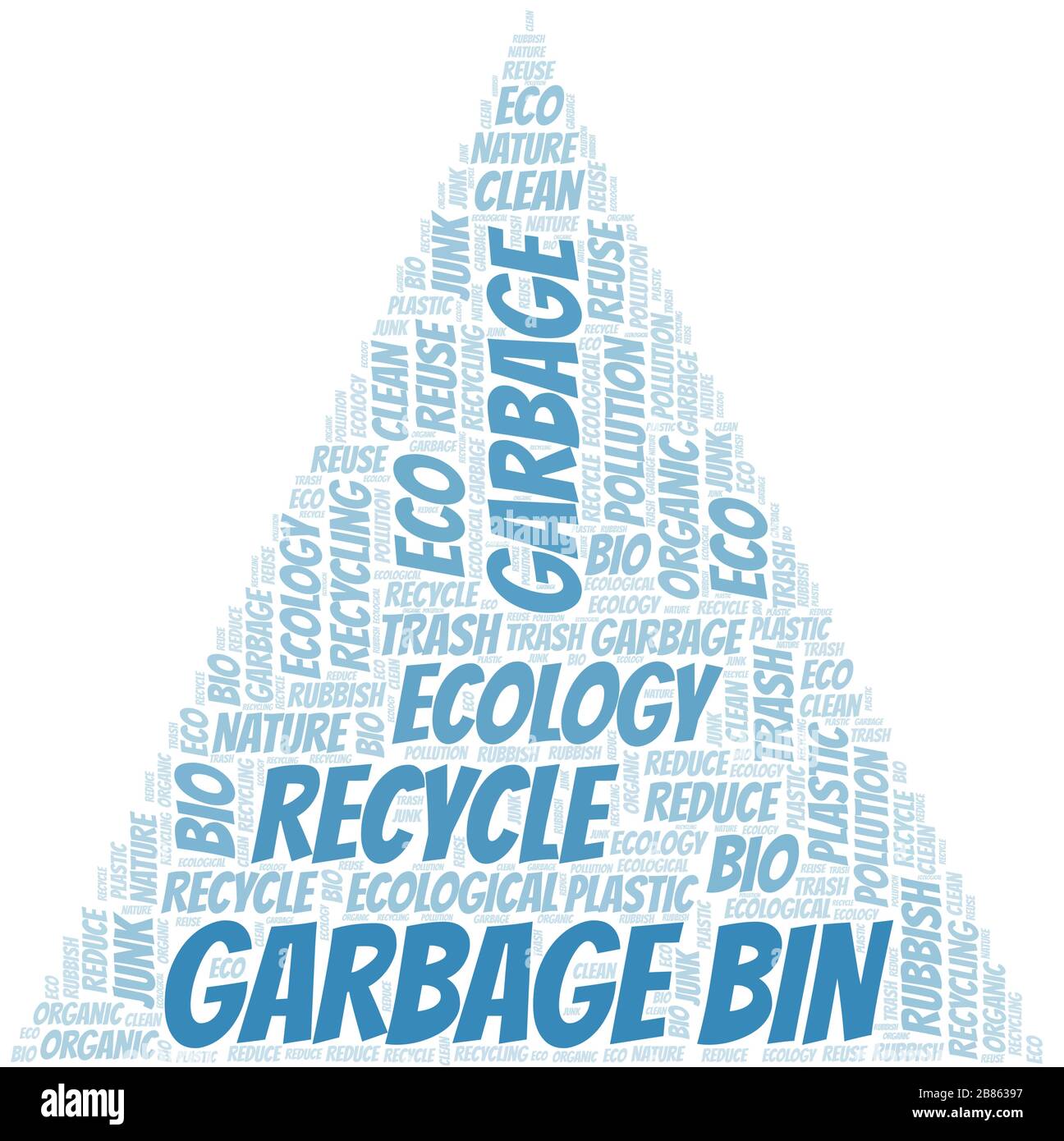 Garbage Bin word cloud. Wordcloud made with text only Stock Vector ...