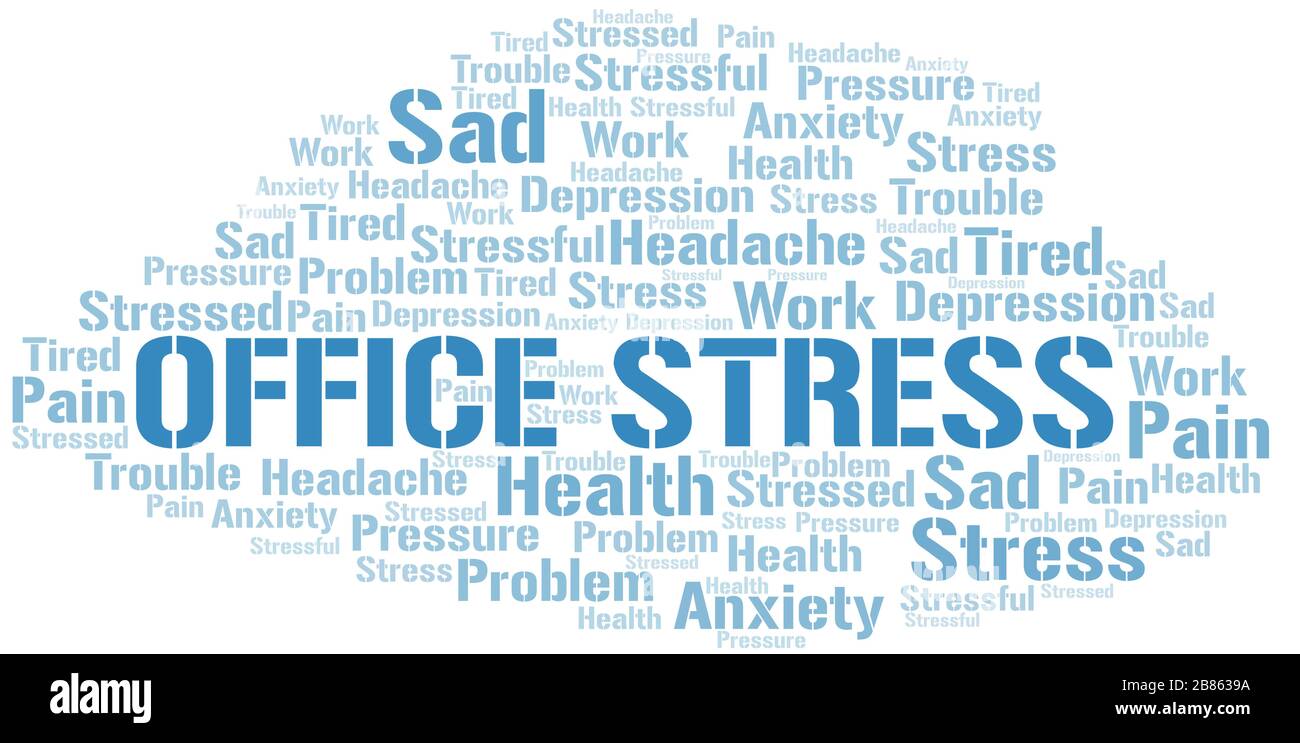 Anxiety anxiety text background wordcloud Cut Out Stock Images ...