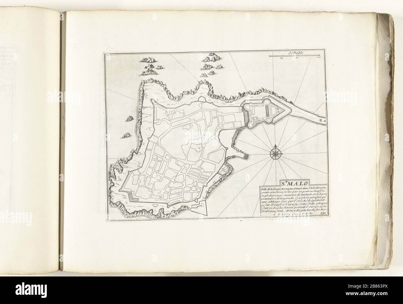 Saint malo and map hi-res stock photography and images - Alamy