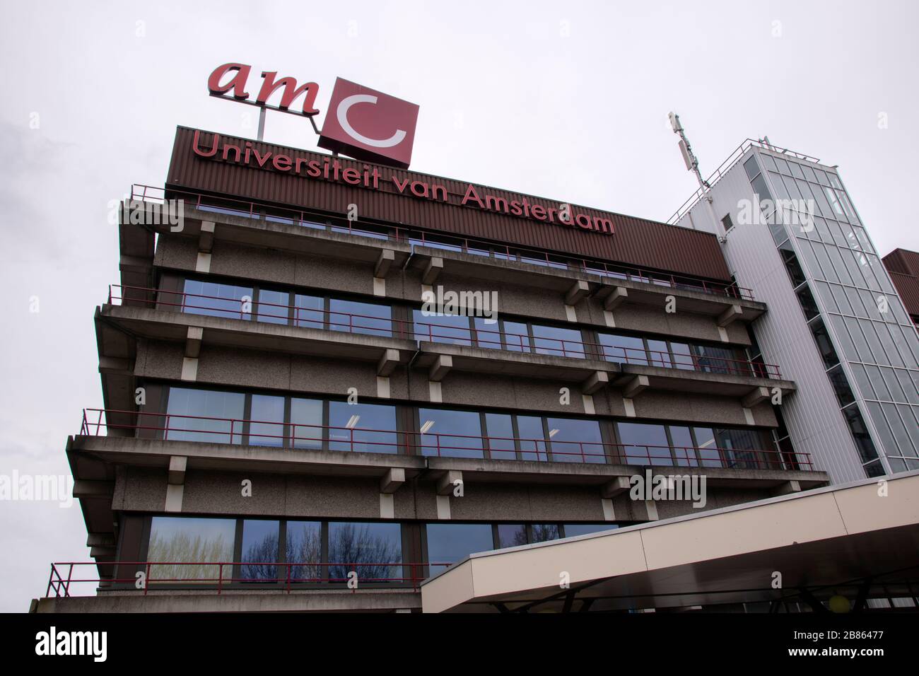 AMC And University Closed Du Amsterdam The Netherlands 2020 Stock Photo ...